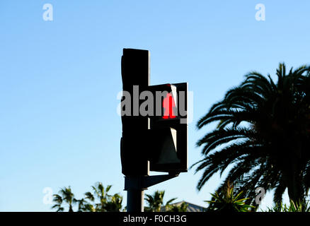 Red man traffic pedestrian stop sign light photo Stock Photo - Alamy