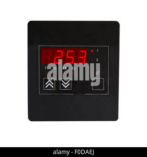 very old digital indicator on a white background, isolate Stock Photo ...