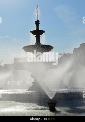 water fountain in Bucharest city, Romania Stock Photo - Alamy
