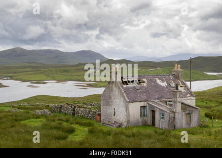 Old Derelict House Balallan Isle of Lewis Western Isles Outer Hebrides ...