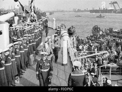 Ship 'Adolf Hitler', 1933 Stock Photo - Alamy
