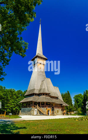 Peri monastery from Sapanta, Romania. Peri church is the highest wooden ...