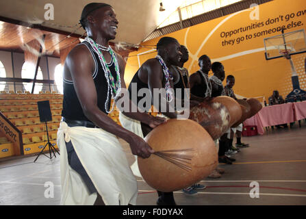 Kampala, Uganda. 13th August, 2015. Ugandan traditional dancer ...
