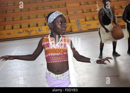 Kampala, Uganda. 13th August, 2015. Ugandan traditional dancer ...