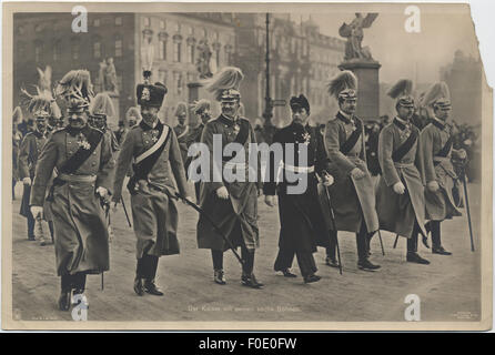 Kaiser Wilhelm II and His Six Sons-In-Law, Portrait Stock Photo - Alamy