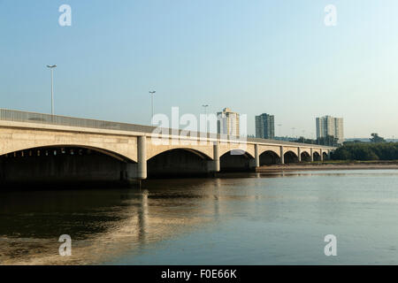 Bridge over umgeni river at blue lagoon, Durban, South Africa Stock ...