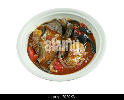 Tepsi Baytinijan- popular Iraqi casserole .dish is aubergine,baking ...
