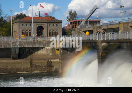 Hiram M. Chittenden Locks (known as Ballard Locks), Seattle, Washington ...