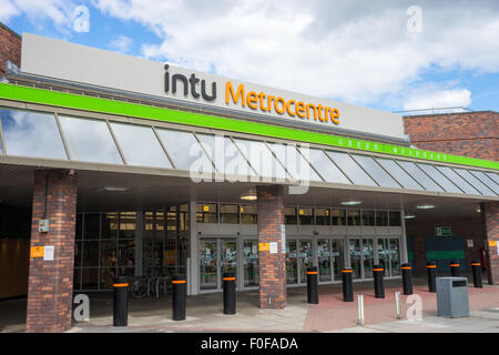 Entrance to the "MetroCentre" shopping centre, Gateshead, Tyne and Wear ...