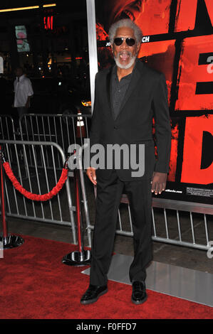 Morgan Freeman at the Los Angeles Premiere of "Oblivion" held at the ...