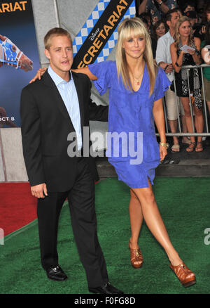Chelsie Hightower, Jordan, brother The Secretariat Premiere at the El ...