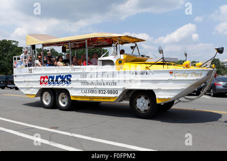 DC Ducks amphibious tour vehicle - Washington, DC USA Stock Photo - Alamy
