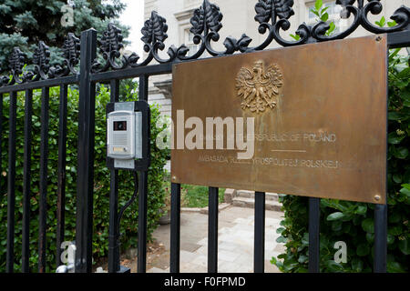 The Embassy of the Republic of Poland - Washington, DC USA Stock Photo ...