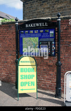 Bakewell Tourist Map Stock Photo - Alamy