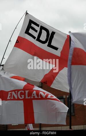 EDL Walsall rally Stock Photo - Alamy