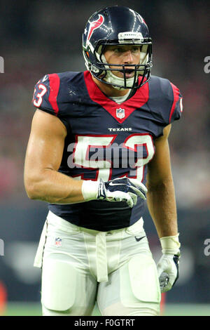 AUG 15 2015: Houston Texans running back Chris Polk (22) carries the ...