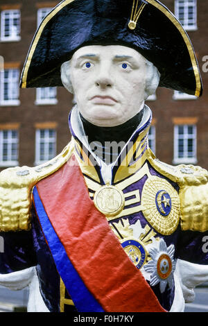 Nelson Figure head Portsmouth HMS Victory Museum Stock Photo - Alamy