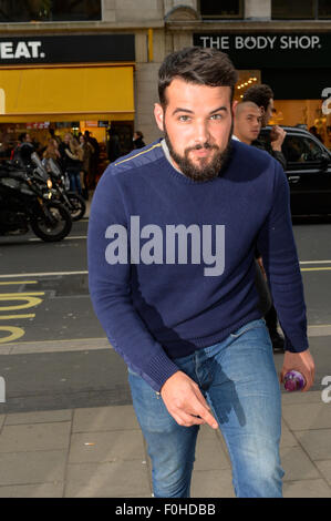 TOWIE cast member Ricky Rayment arriving at a venue in London Stock ...
