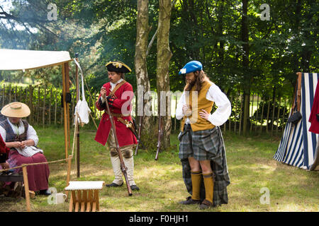 18th Century Jacobite era re-enactment at Cannock Chase Visitor Centre ...