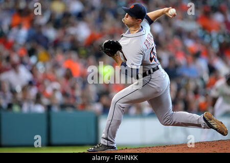 Detroit Tigers starting pitcher Buck Farmer throws during the fourth ...
