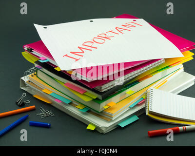 Pile of important documents Stock Photo - Alamy