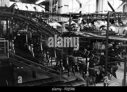 The Volkswagen factory at Wolfsburg, Germany, 1960s. Artist: Unknown ...
