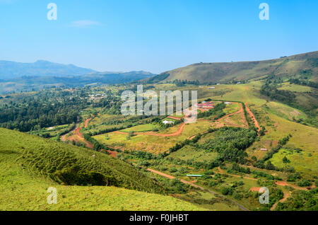Aerial view of Cameroon countryside Stock Photo - Alamy