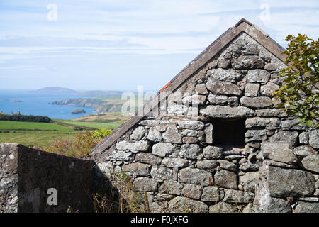 The view towards Ynys Enlli / Bardsey Island from Mynydd Mawr ...