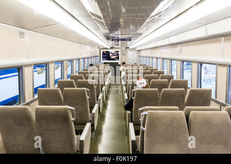 Inside a Shinkansen bullet train, Japan Stock Photo: 96456156 - Alamy