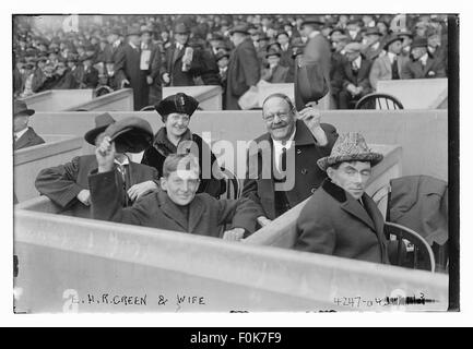 E.H.R. Green and wife, Photograph shows businessman Edward Howland ...