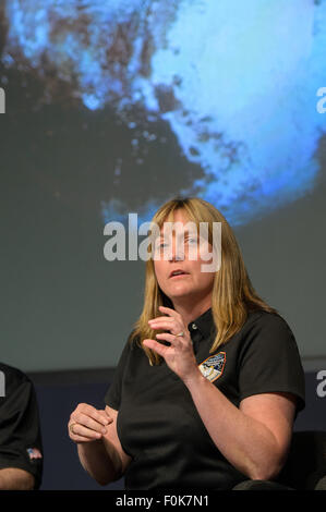 Cathy Olkin, New Horizons deputy project scientist at SwRI, presented ...