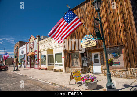 Main Street, Town of Fairfield, Fairfield, Idaho, USA Stock Photo - Alamy