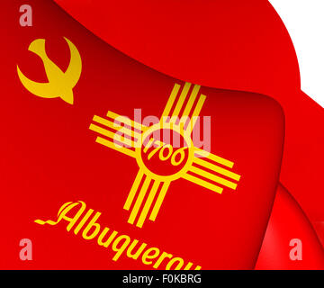 Flag of Albuquerque Stock Photo - Alamy