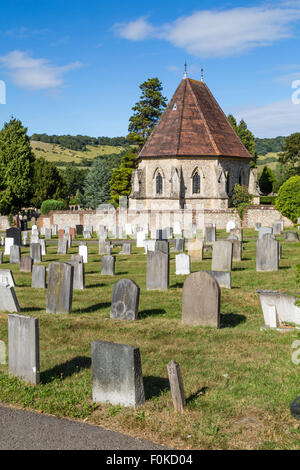 England Surrey, Box hill, grave of eccentric Peter Labelliere, who was ...