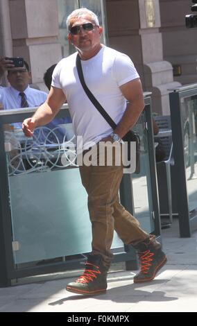 Dog trainer Cesar Millan goes shopping in Beverly Hills Featuring ...