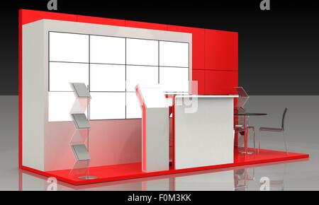 Exhibition Stand Interior - Exterior Sample Stock Photo - Alamy