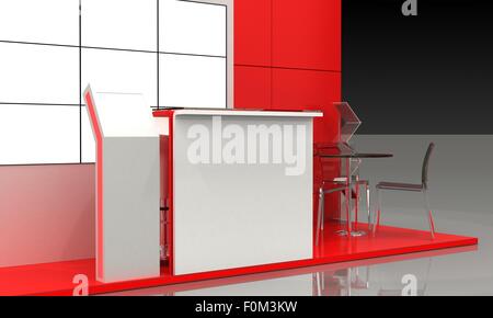 Exhibition Stand Interior-Exterior Sample Stock Photo - Alamy