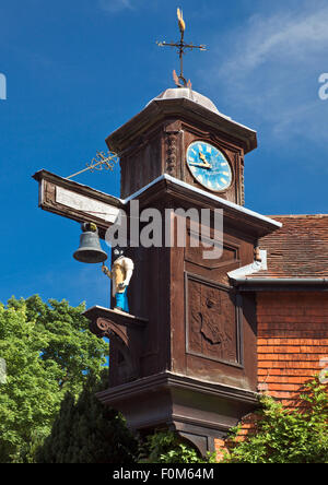 Abinger Hammer 'Jack the Blacksmith' Clock, Abinger Hammer, Surrey ...
