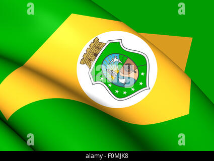 Flag of Ceara State, Brazil. Close Up Stock Photo - Alamy