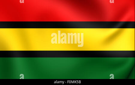 3D Flag of the Dinka People Stock Photo - Alamy