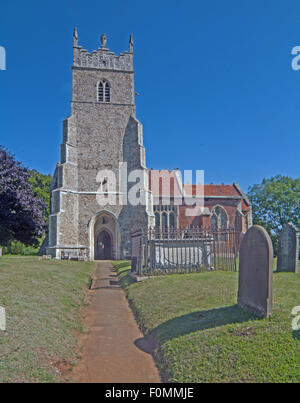 Church of Saint Mary, Newbourne, Suffolk, England, UK Stock Photo - Alamy