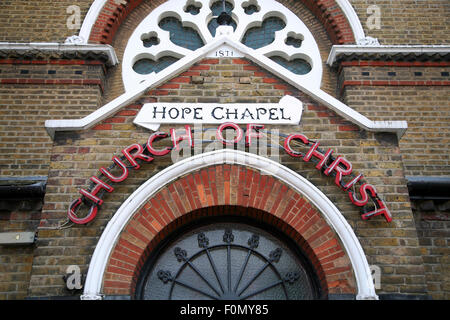 Hope Chapel Church Of Christ Kentish Town London Uk Stock Photo Alamy