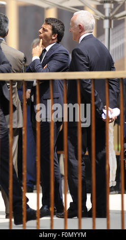 EXPO 2015 Milan Featuring: Matteo Renzi, David Cameron Where: Milano ...