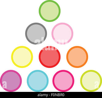 Circle ornament pattern decoration design background. Surrealistic ...