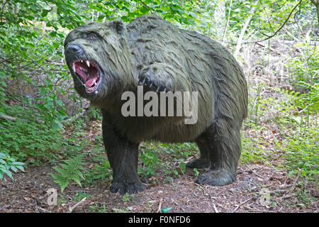 Extinct Cave bear Ursinus spelaeus lived in Europe in Pleistocene ...