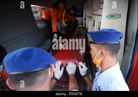 Jayapura, Indonesia. 19th Aug, 2015. Members of Search and Rescue Stock ...