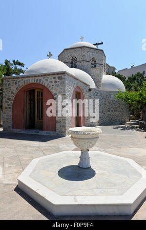 The Chapel of St Nektarios in the Prophet Elias Monastery, Santorini ...