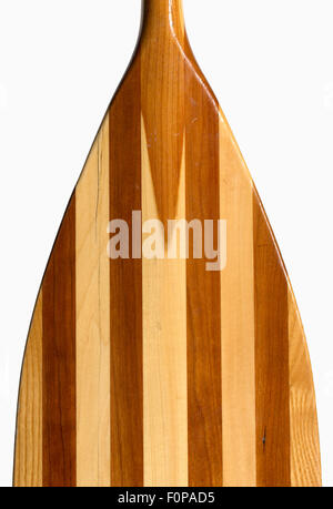 blades and grips of wooden canoe paddles, a variety of styles and ...