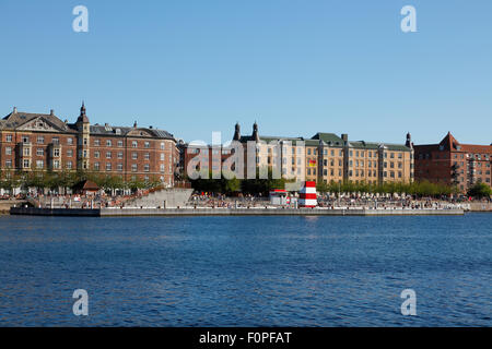 The Harbour Bath (Havnebade) in Islands Brygge, Copenhagen Stock Photo ...