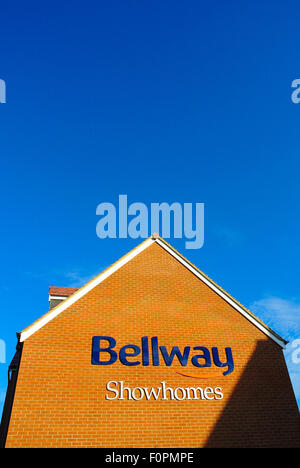Bellway sign builders Stock Photo - Alamy